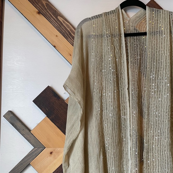 riah fashion | Sweaters | Riah Fashion Fringe Glitter Kimono | Poshmark